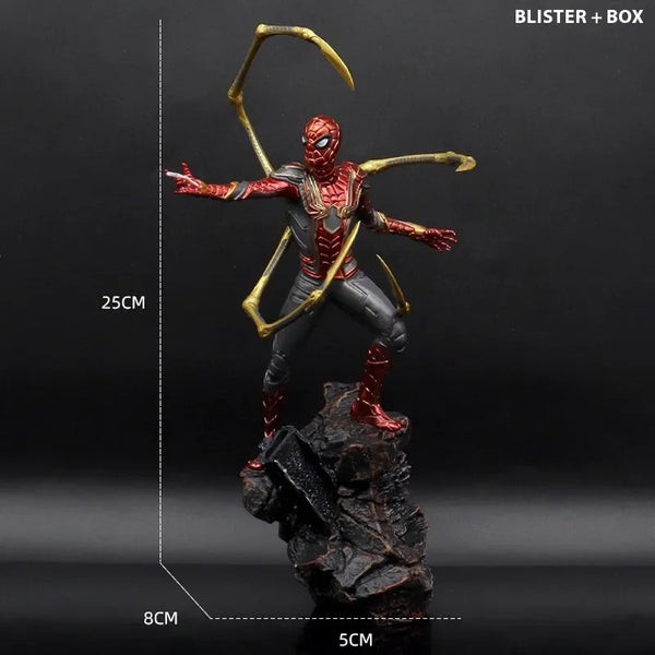 Buy Spiderman Standing on Stone 25cm Figure Online Collectible Statue ...
